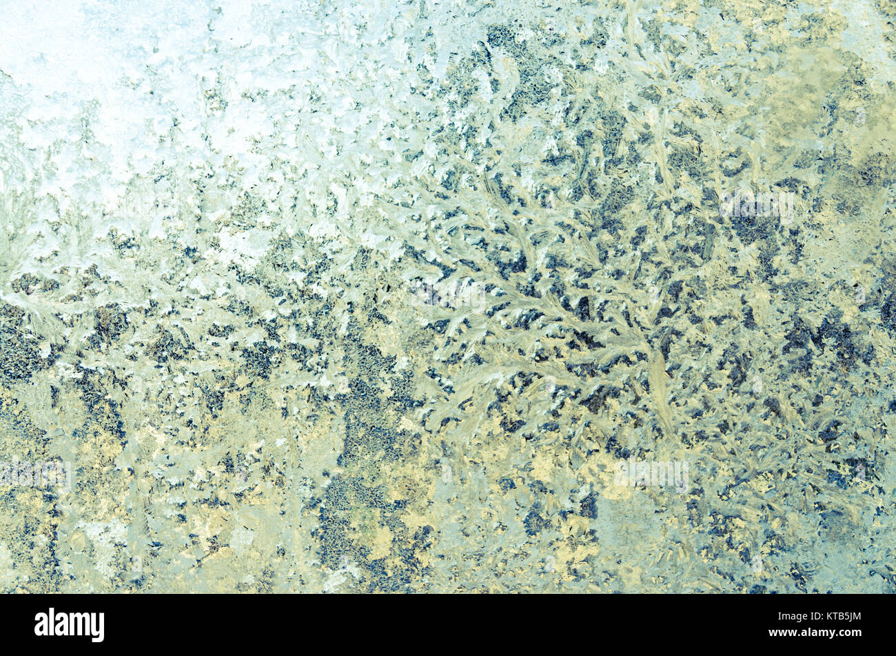 Frostwork on window Stock Photo - Alamy
