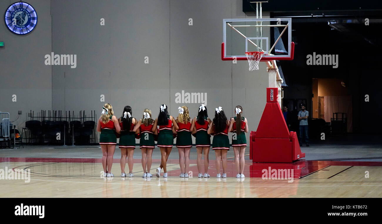 High school basketball cheerleaders hi-res stock photography and images ...