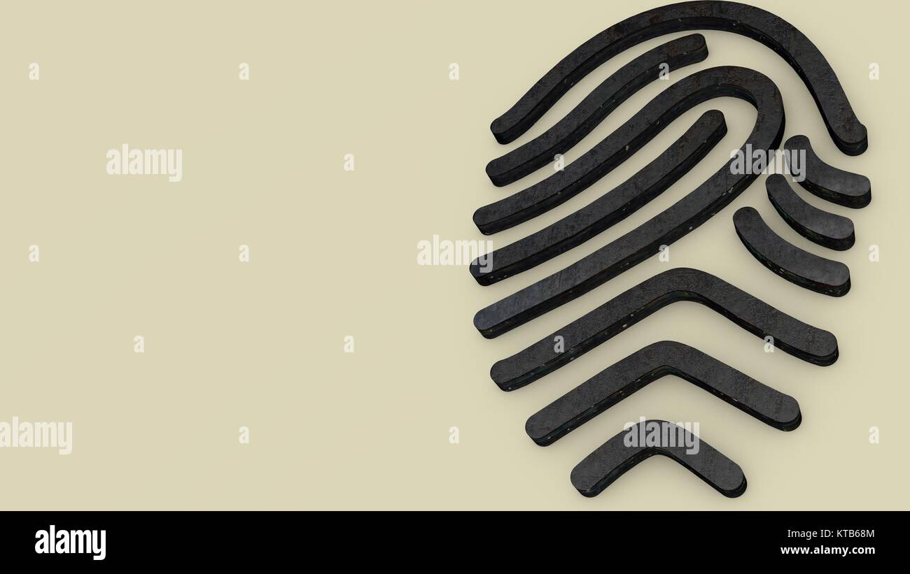 Abstract background with fingerprint. Digital backdrop Stock Photo - Alamy