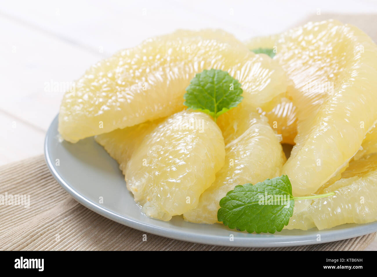 peeled pomelo segments Stock Photo - Alamy