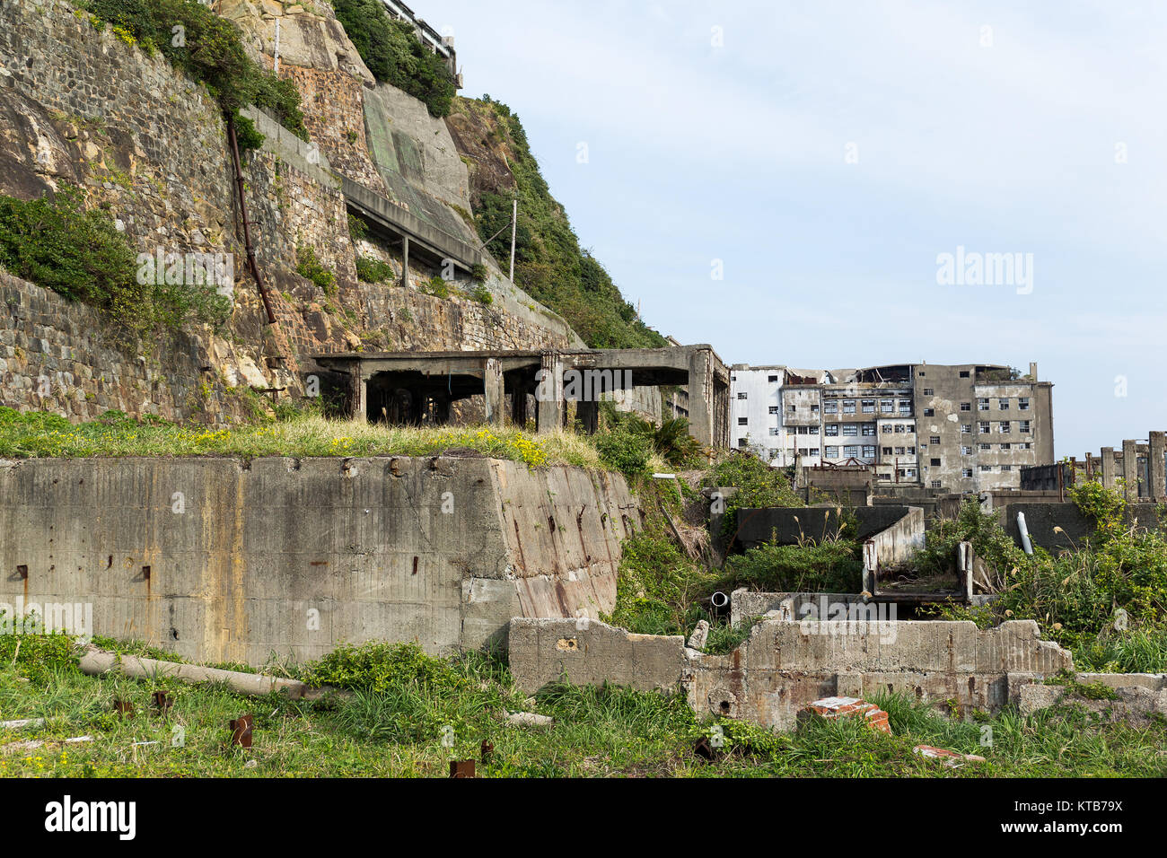 Abandoned Hashima Island Stock Photo - Alamy