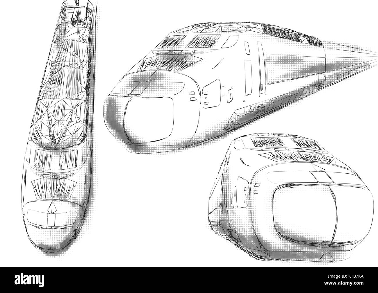 Shinkansen Black and White Stock Photos & Images - Alamy