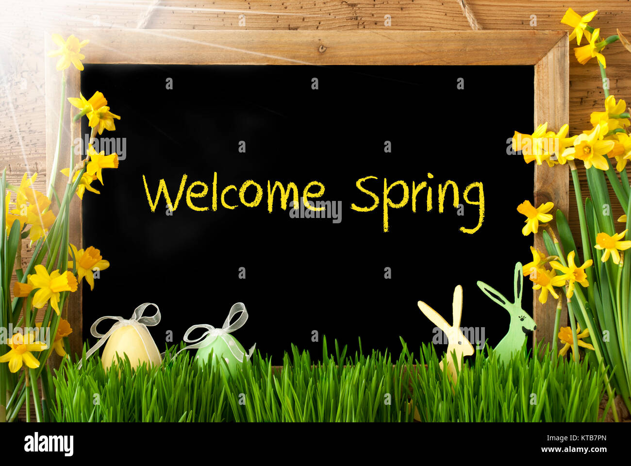 English text welcome spring hi-res stock photography and images - Alamy
