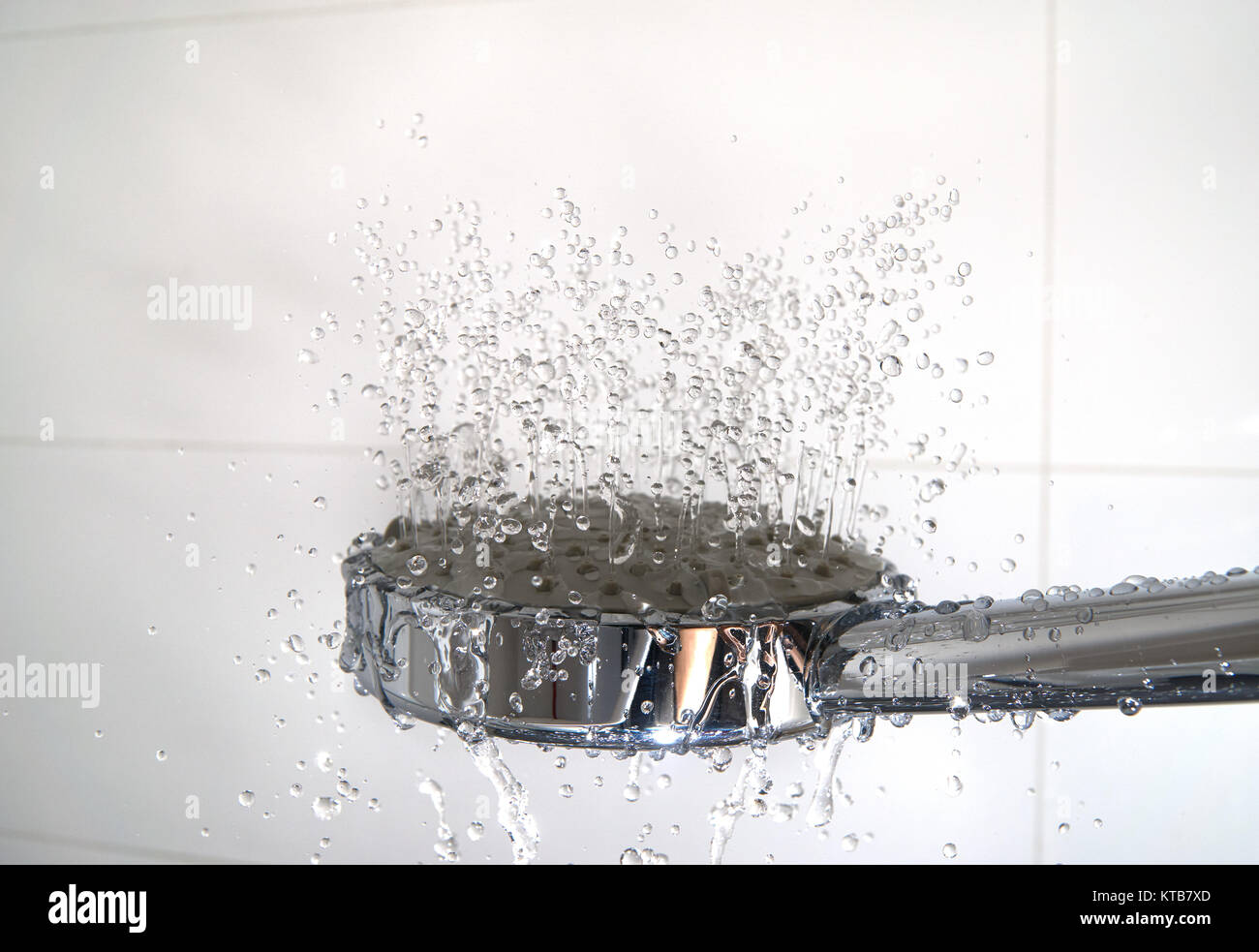 water drops in a shower close up Stock Photo - Alamy