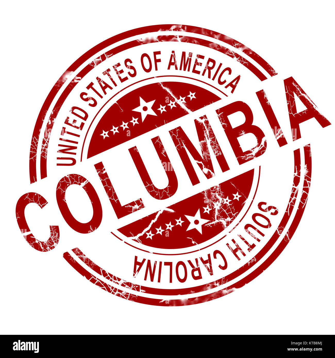 Grunge south carolina american Cut Out Stock Images & Pictures - Alamy