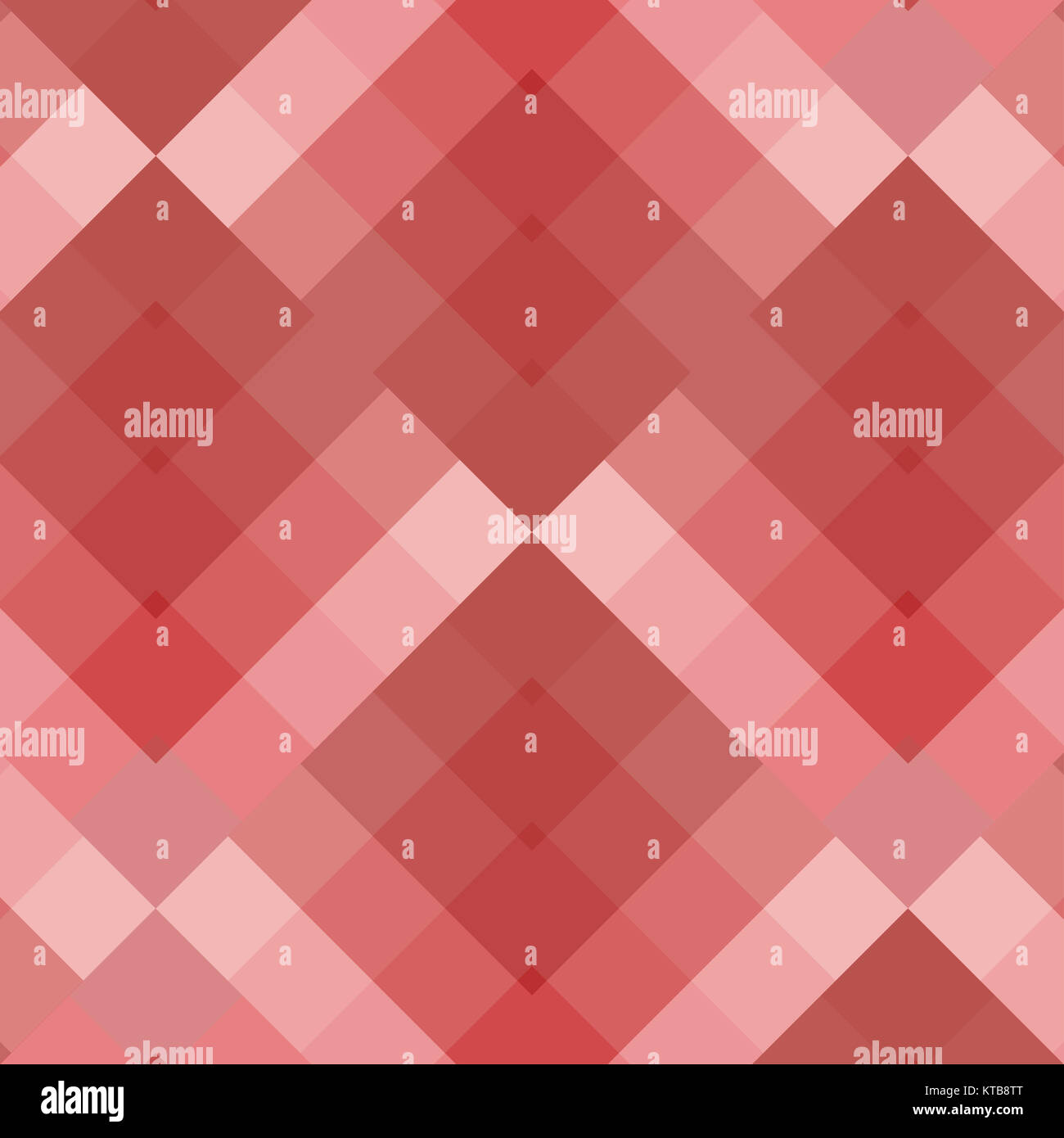 Pastel colored red seamless pattern geometric squares Stock Photo - Alamy