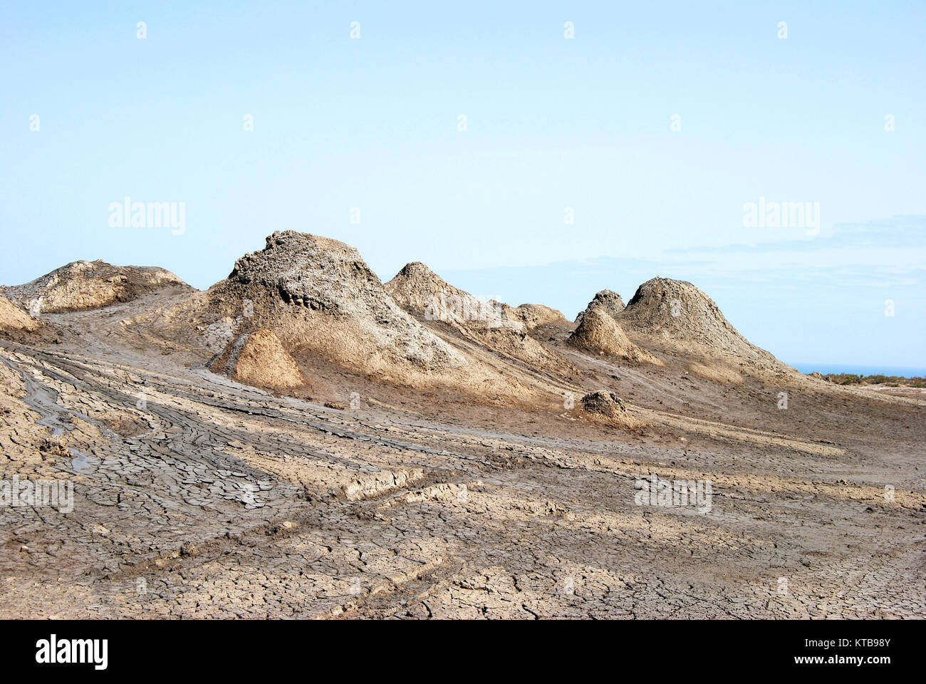 Mud volcanoes in Gobustan, Azerbaijan Stock Photo - Alamy