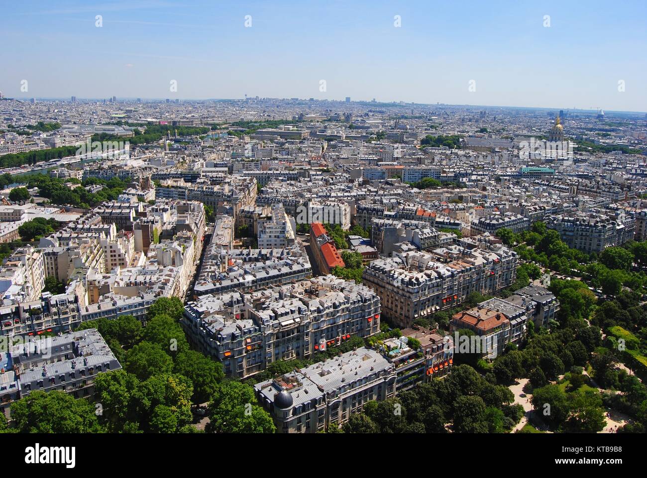 View from the Eiffel Tower Stock Photo - Alamy