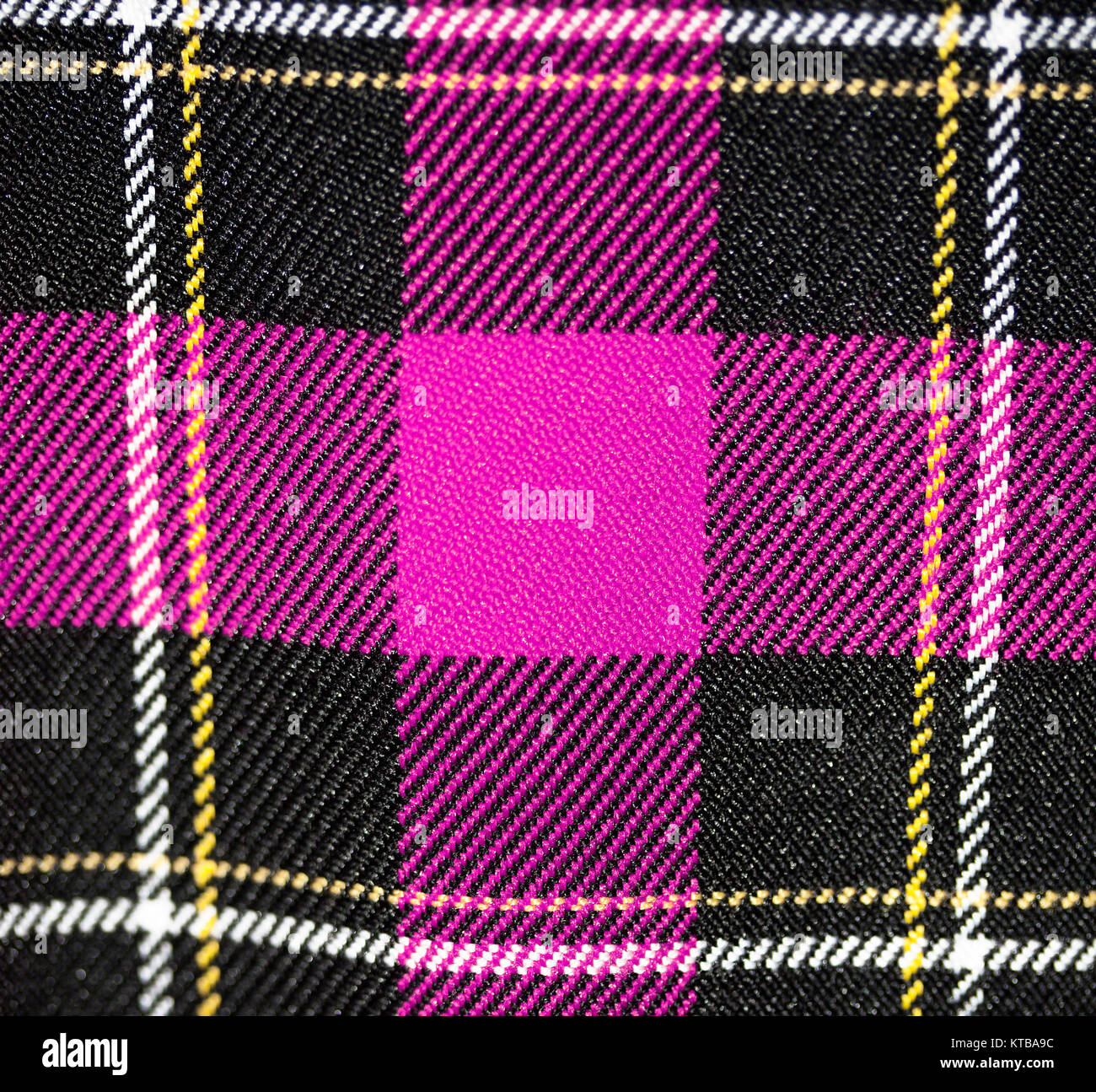 plaid fabric pink scottish design Stock Photo - Alamy