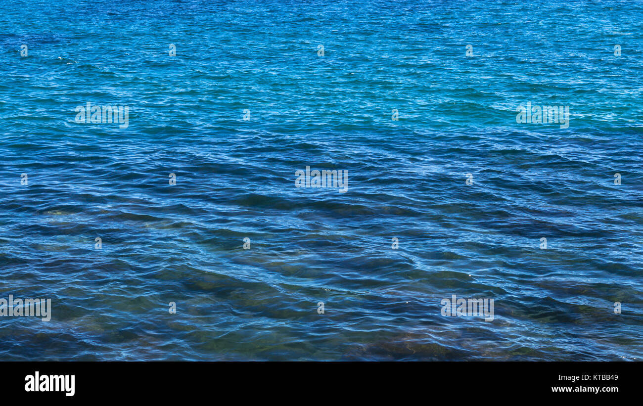 Blue sea surface Stock Photo - Alamy