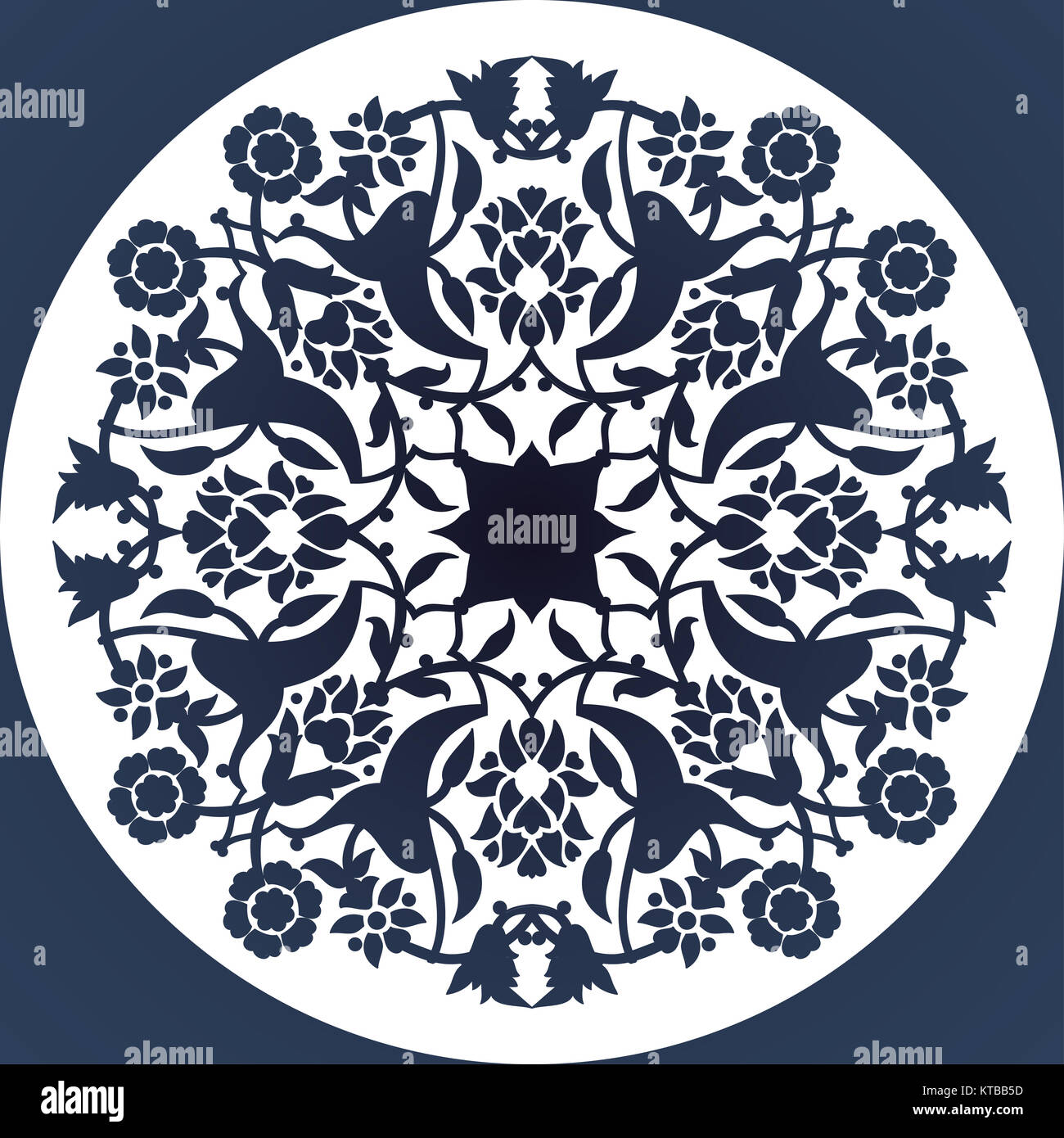Laser cut floral arabesque circle ornament pattern vector. Templ Stock ...