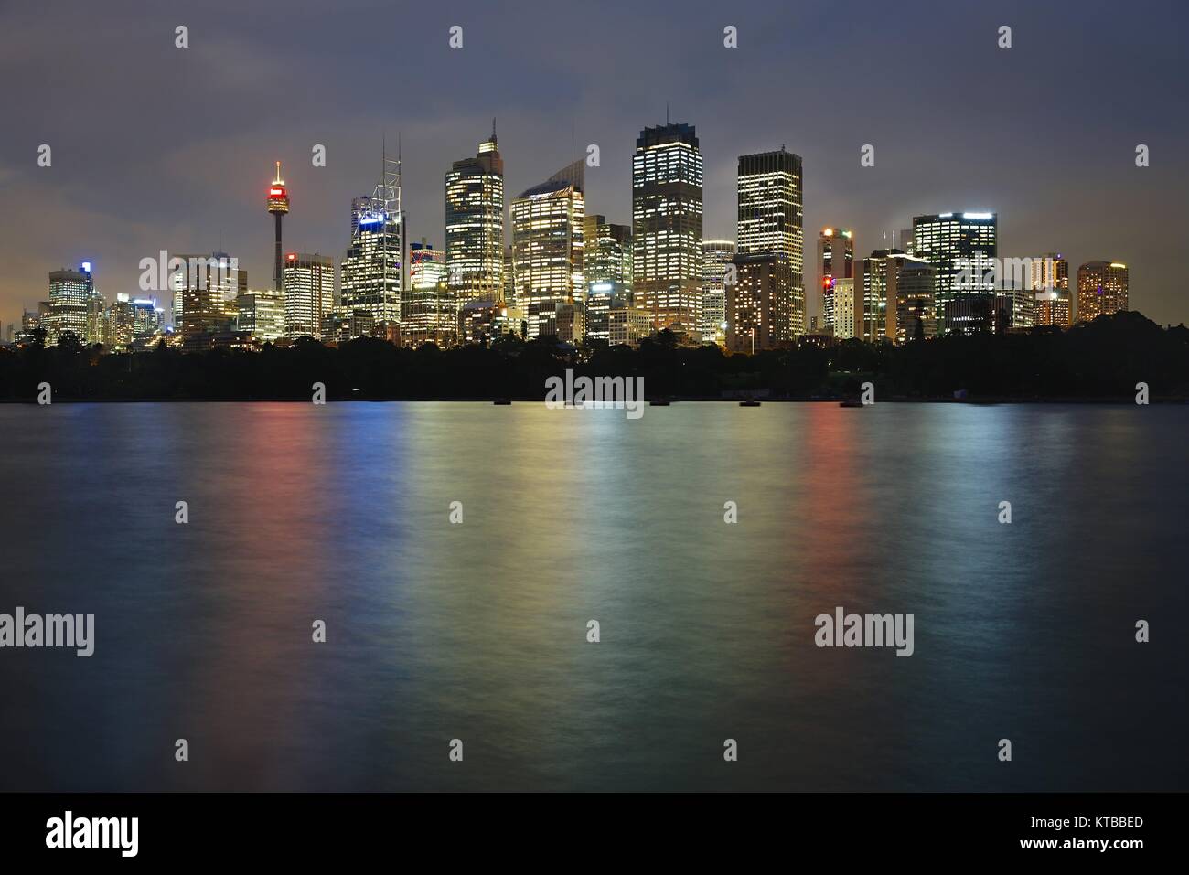 Sydney Night View Stock Photo - Alamy