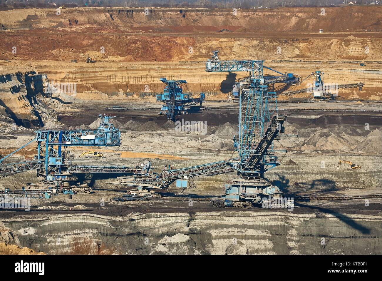 Coal Mine Excavation Stock Photo - Alamy
