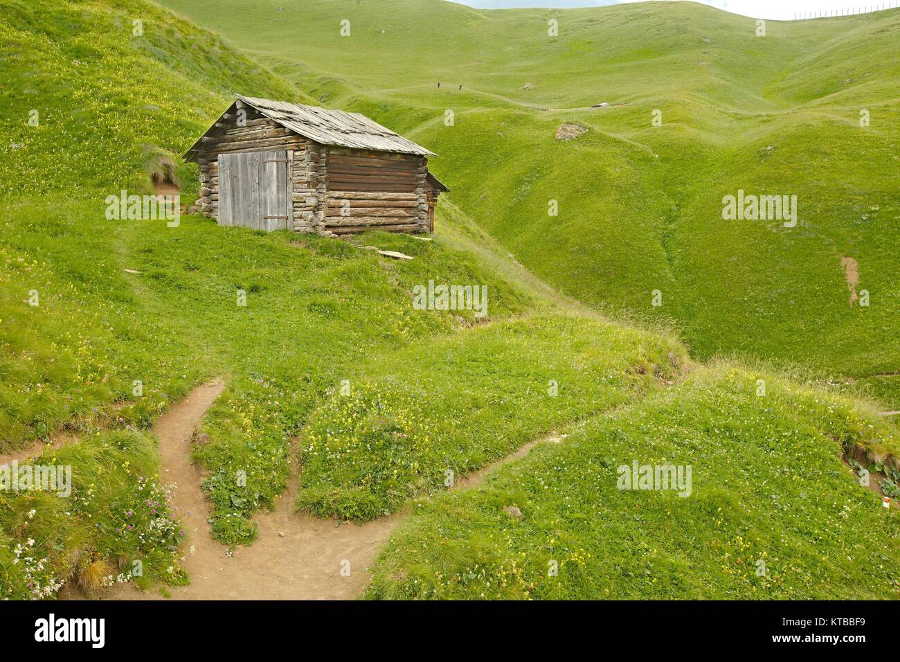 Barn in the ALps Stock Photo - Alamy