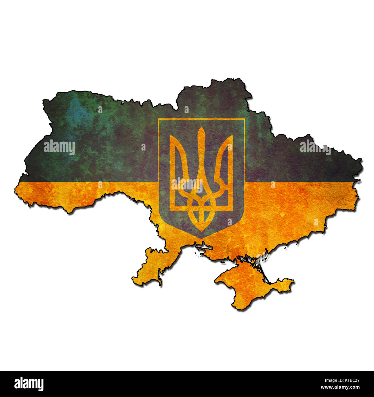 Vintage ukraine map hi-res stock photography and images - Alamy