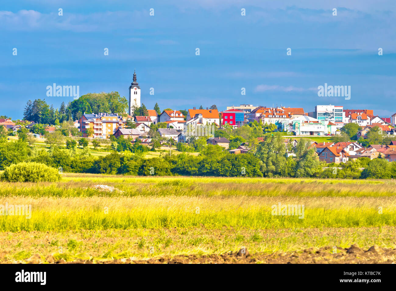 Town of Vrbovec landscape and architecture Stock Photo - Alamy