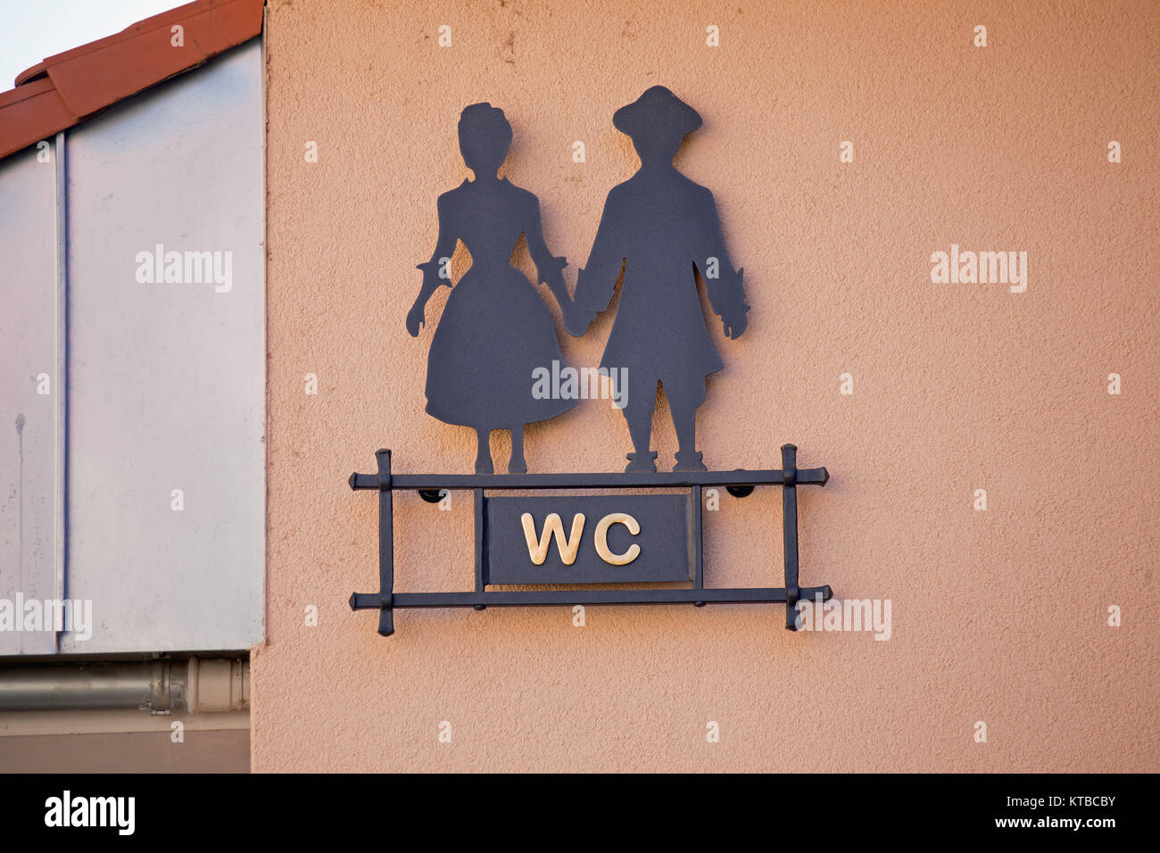 Sign toilet man woman hi-res stock photography and images - Alamy