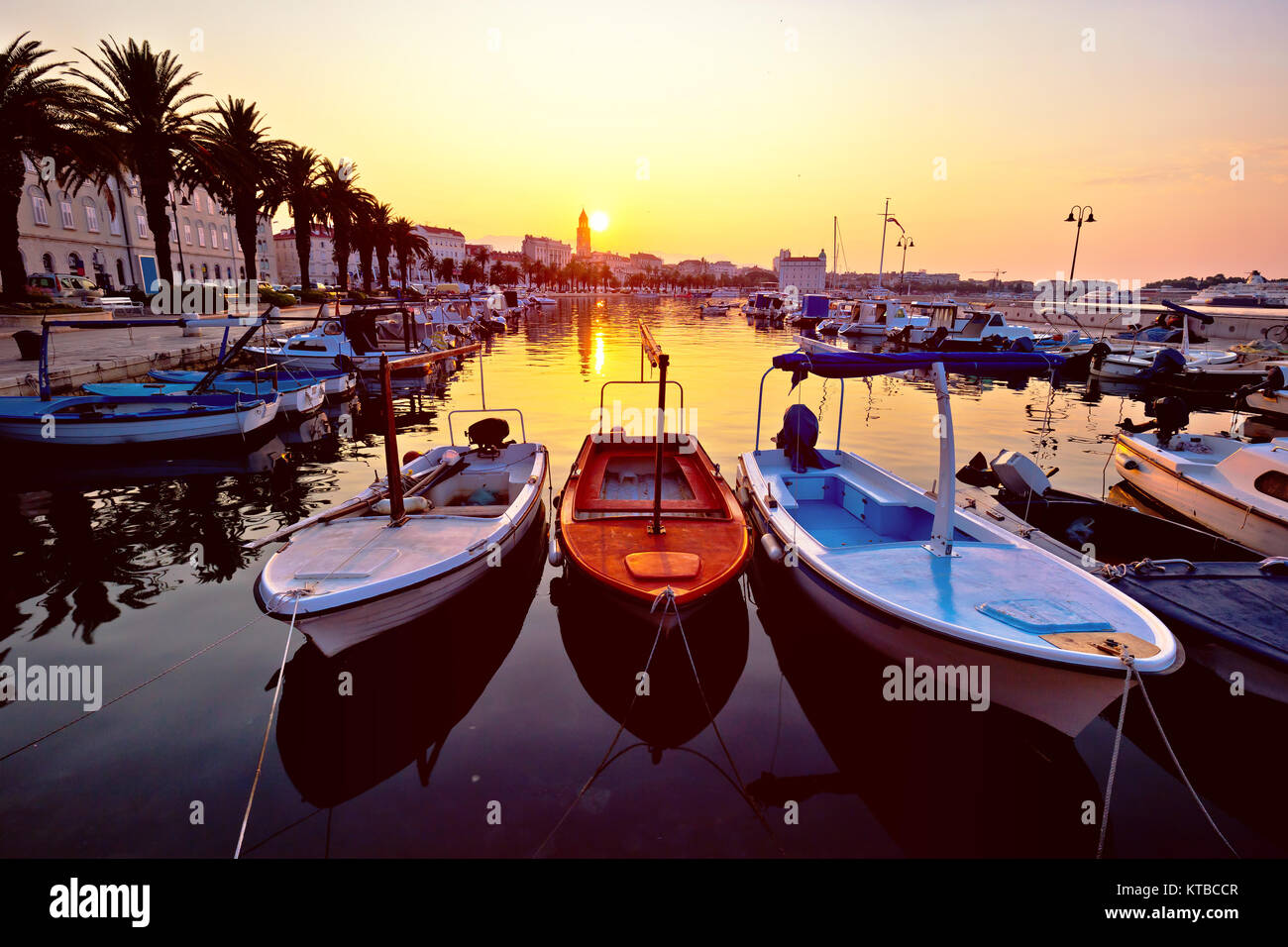 Split Riva Waterfront Sunrise High Resolution Stock Photography and ...