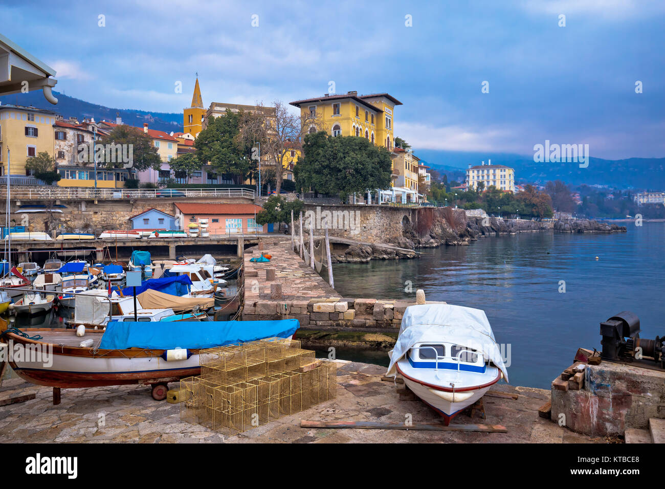 Seaside promenade lovran hi-res stock photography and images - Alamy