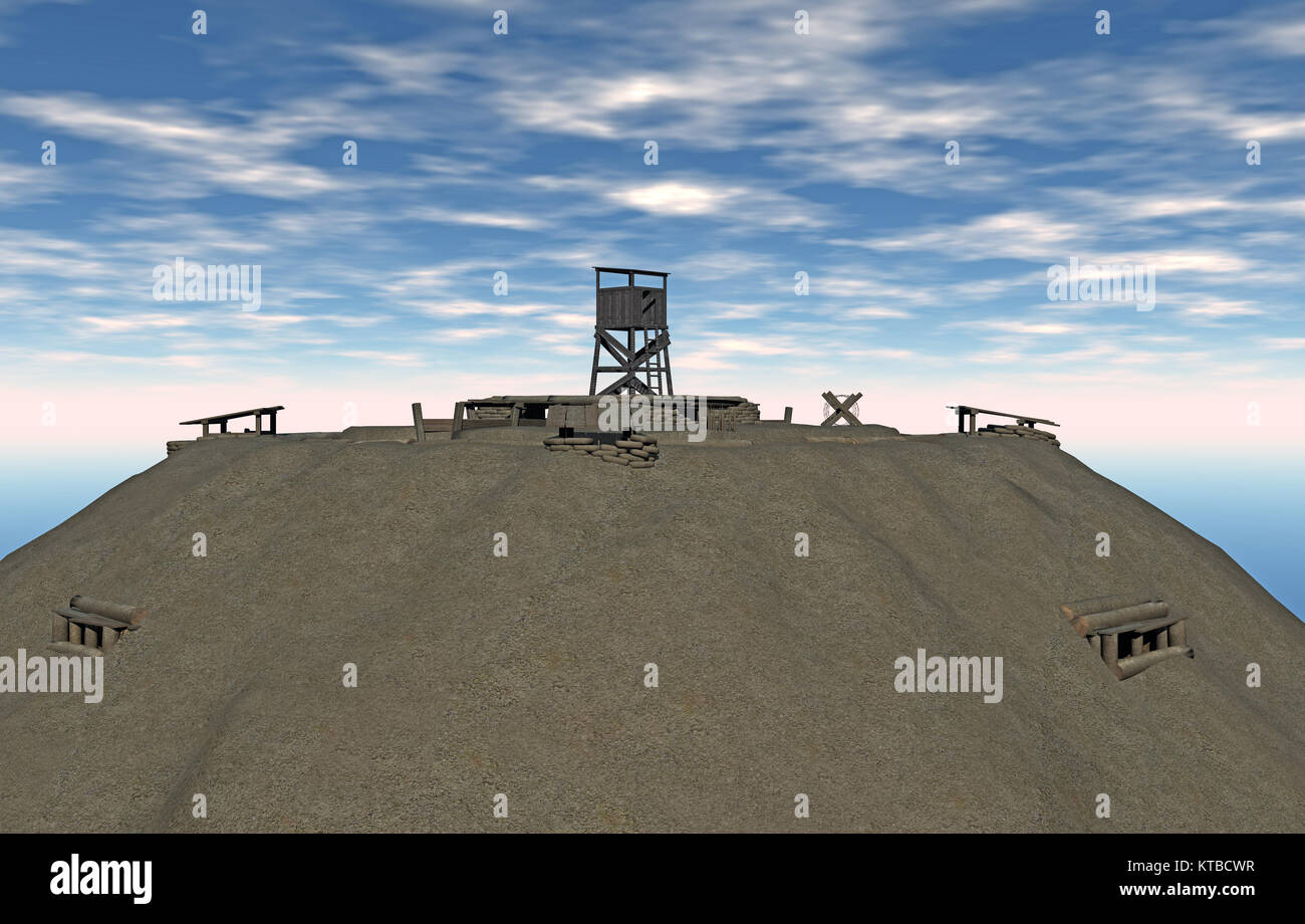 military base on berg Stock Photo - Alamy