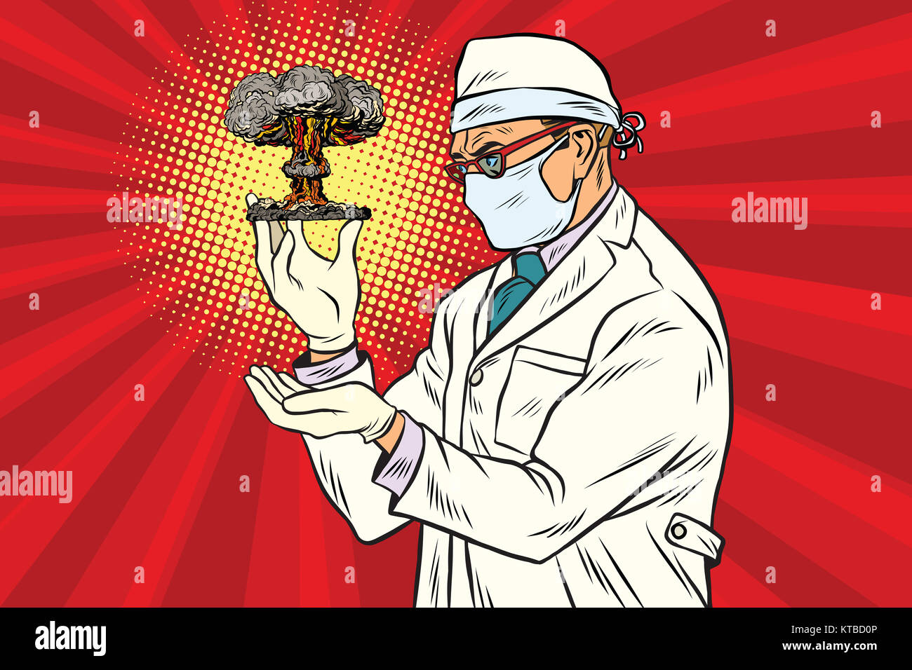 nuclear scientist and atomic bomb Stock Photo - Alamy
