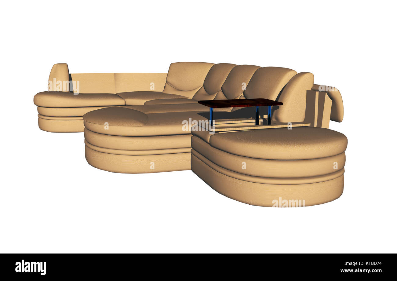 Corner sofa Cut Out Stock Images & Pictures - Alamy