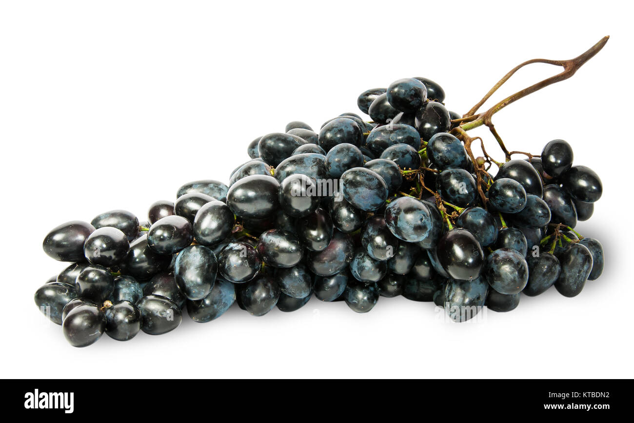 Big bunch of ripe dark grapes Stock Photo - Alamy