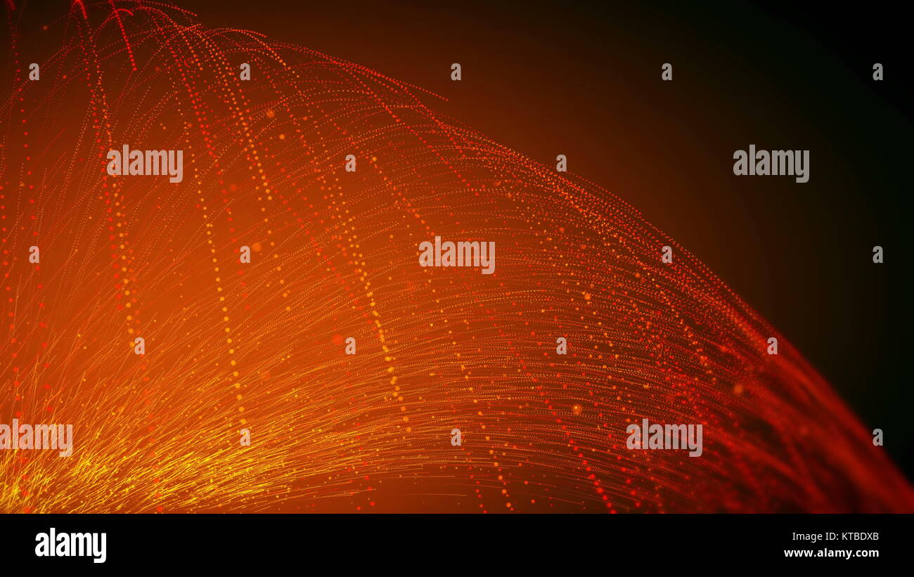 Abstract background with particles rain Stock Photo - Alamy