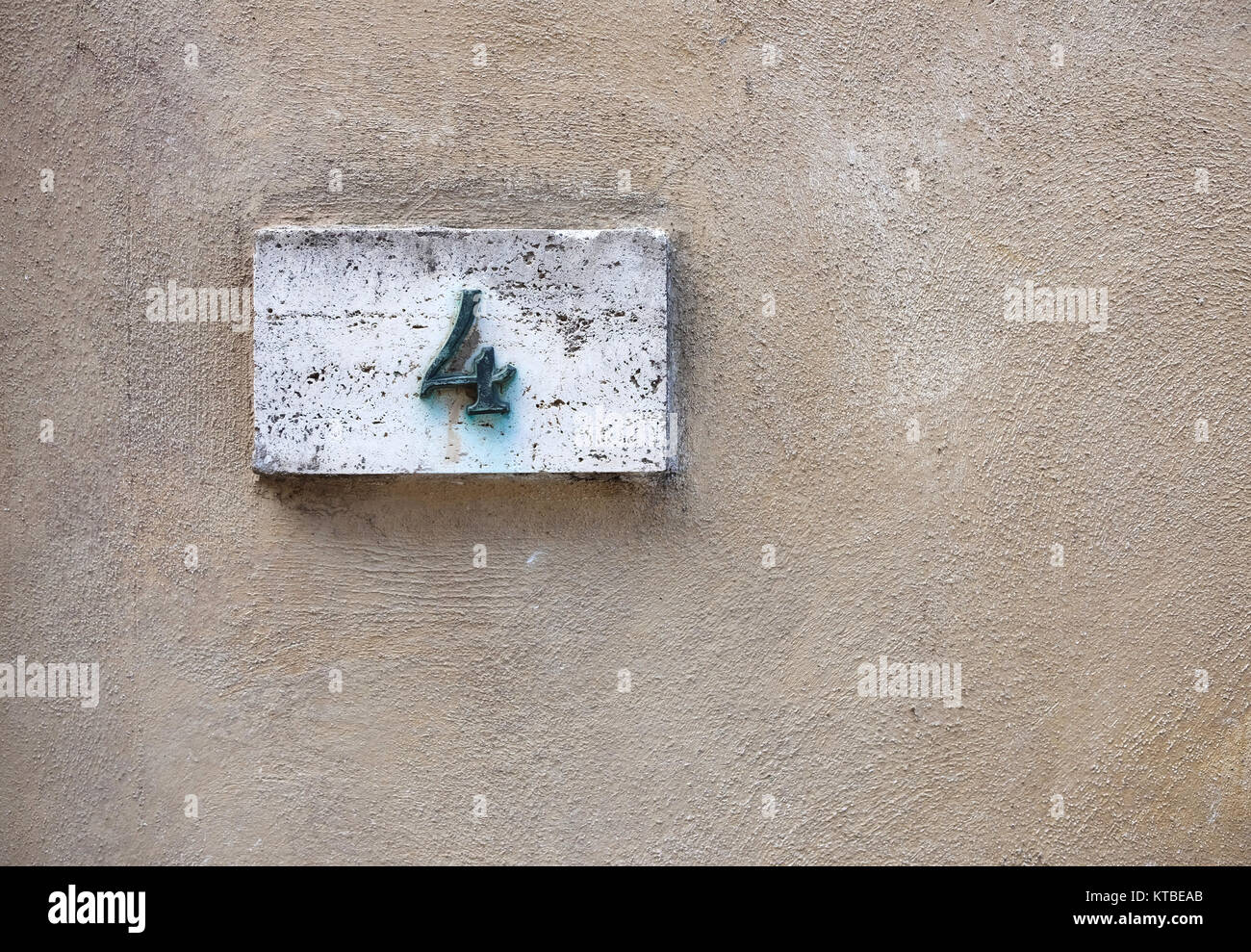 House number on wall Stock Photo - Alamy