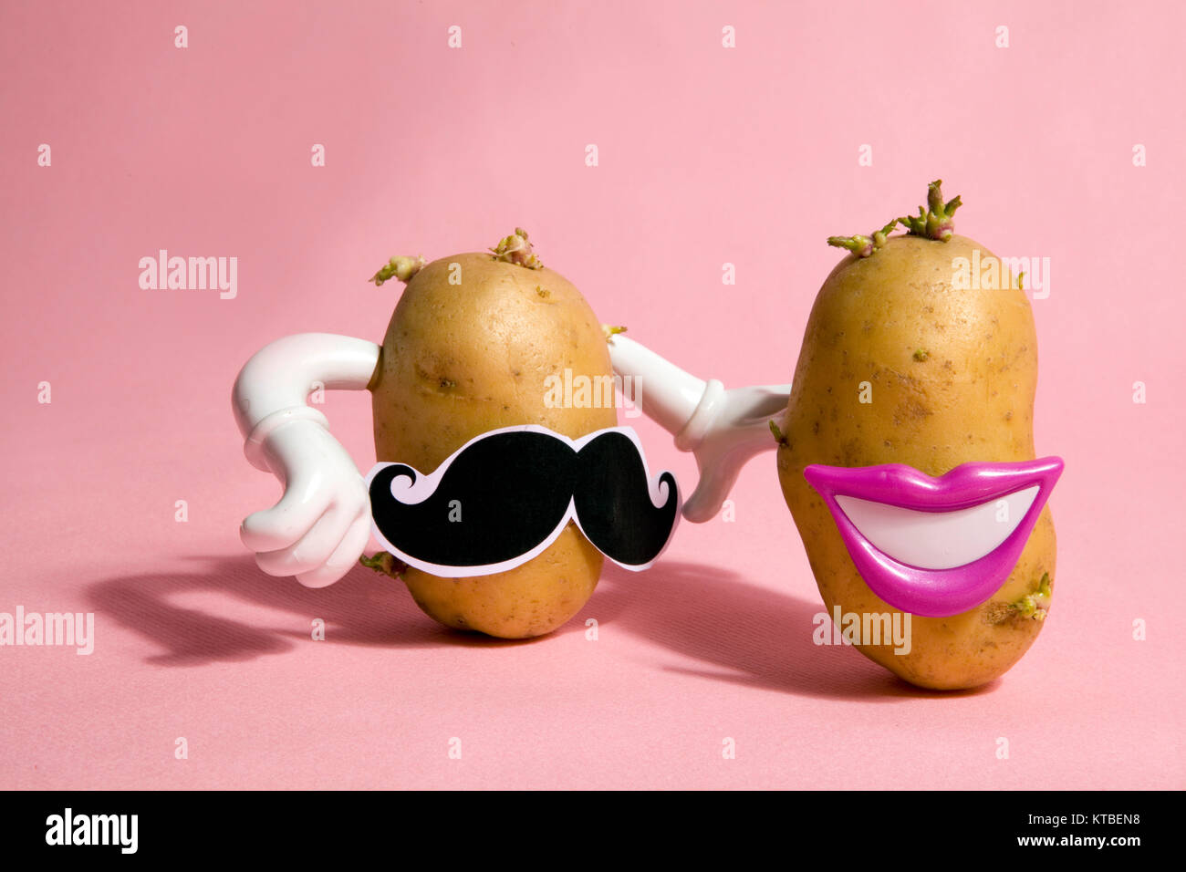 Mrs and mister patato Stock Photo - Alamy