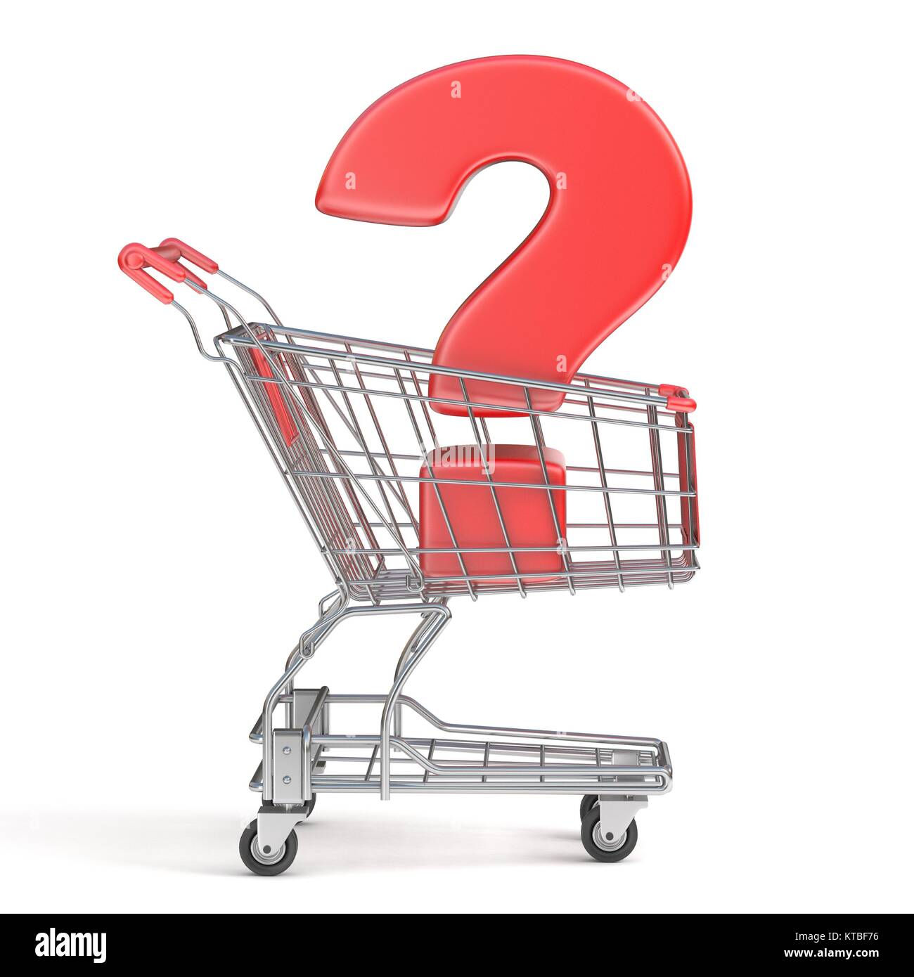 Conceptual illustration shopping cart Cut Out Stock Images & Pictures ...