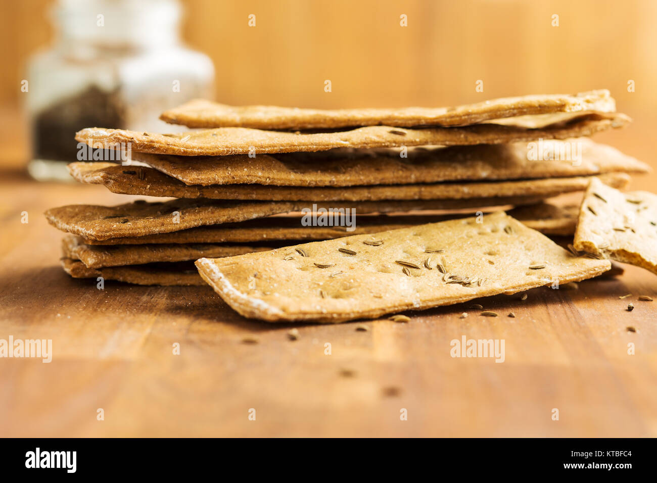 The healthy crispbread Stock Photo - Alamy