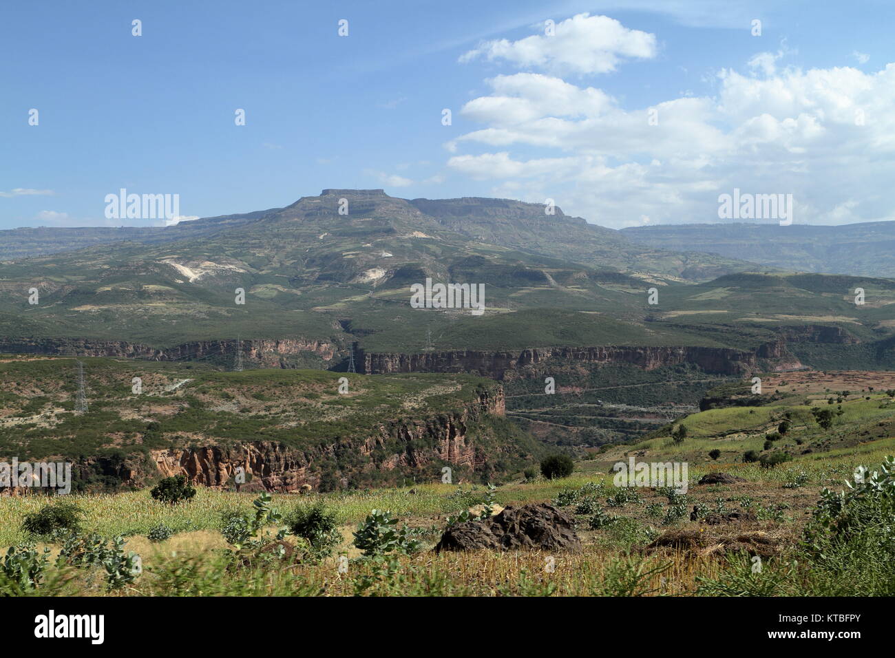 the rift valley of ethiopia in africa Stock Photo - Alamy