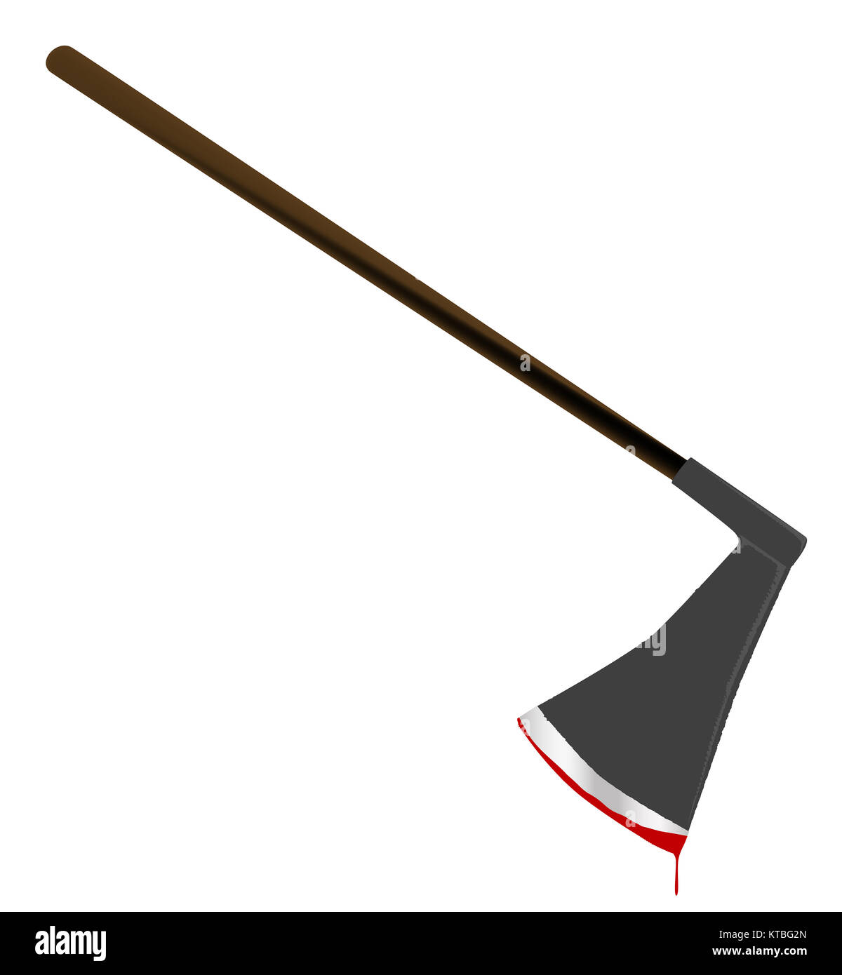 Blooded Ancient Axe Stock Photo - Alamy
