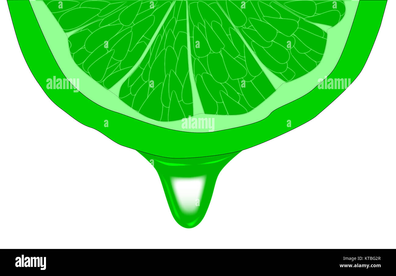 Lime Juice Drop Stock Photo - Alamy