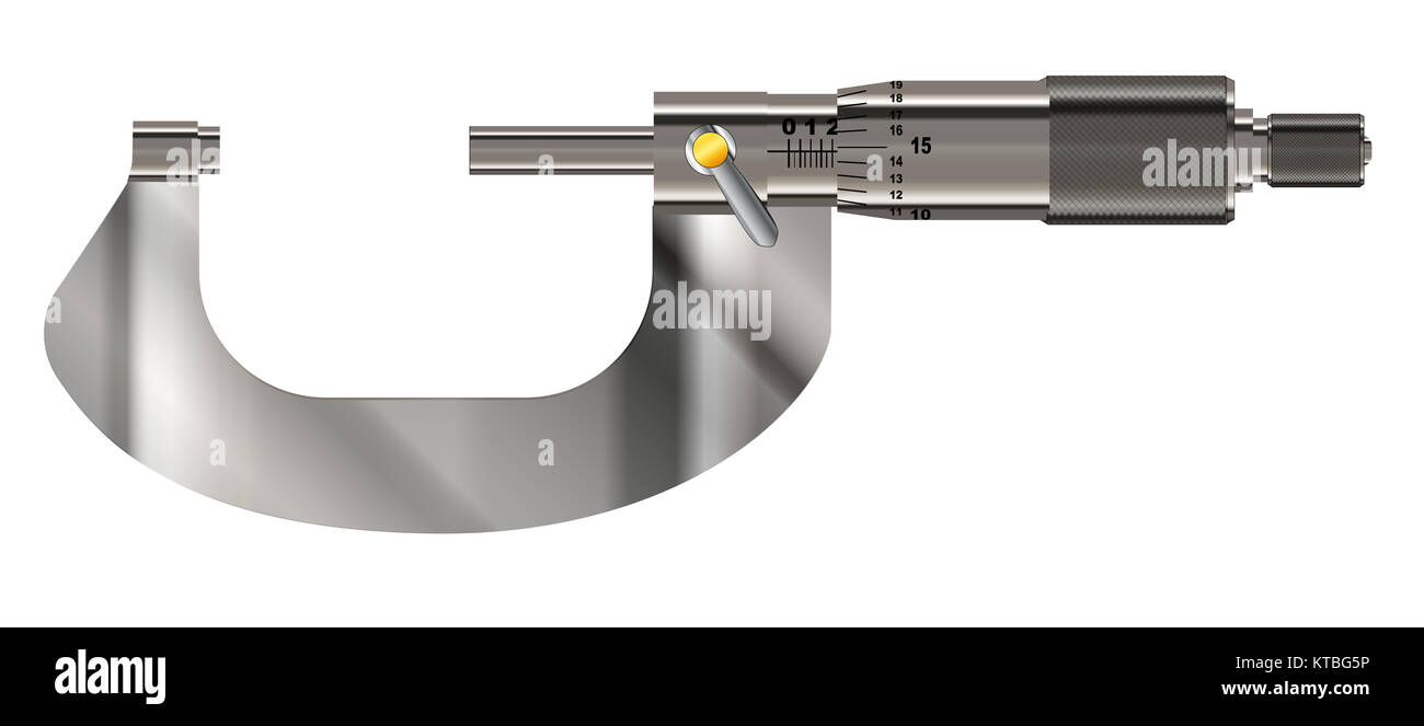 Large Precision Instrument Micrometer Stock Photo - Alamy