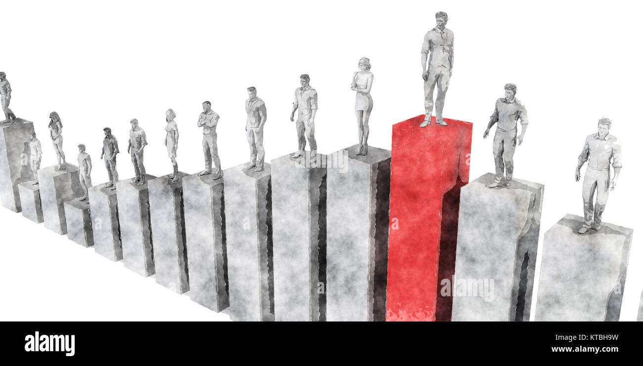 Climb the Corporate Ladder Stock Photo - Alamy