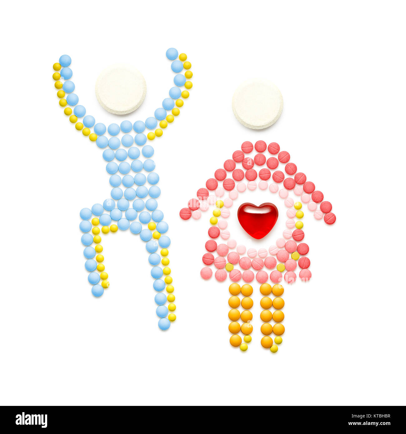 Heart love family mom dad Cut Out Stock Images & Pictures - Alamy