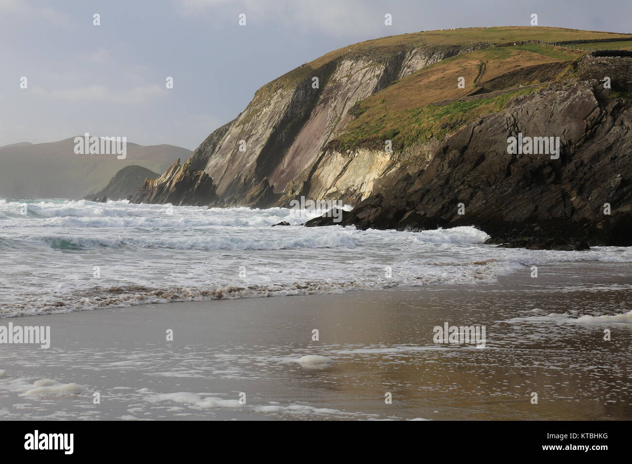 Beach seaside in Ireland Stock Photo - Alamy