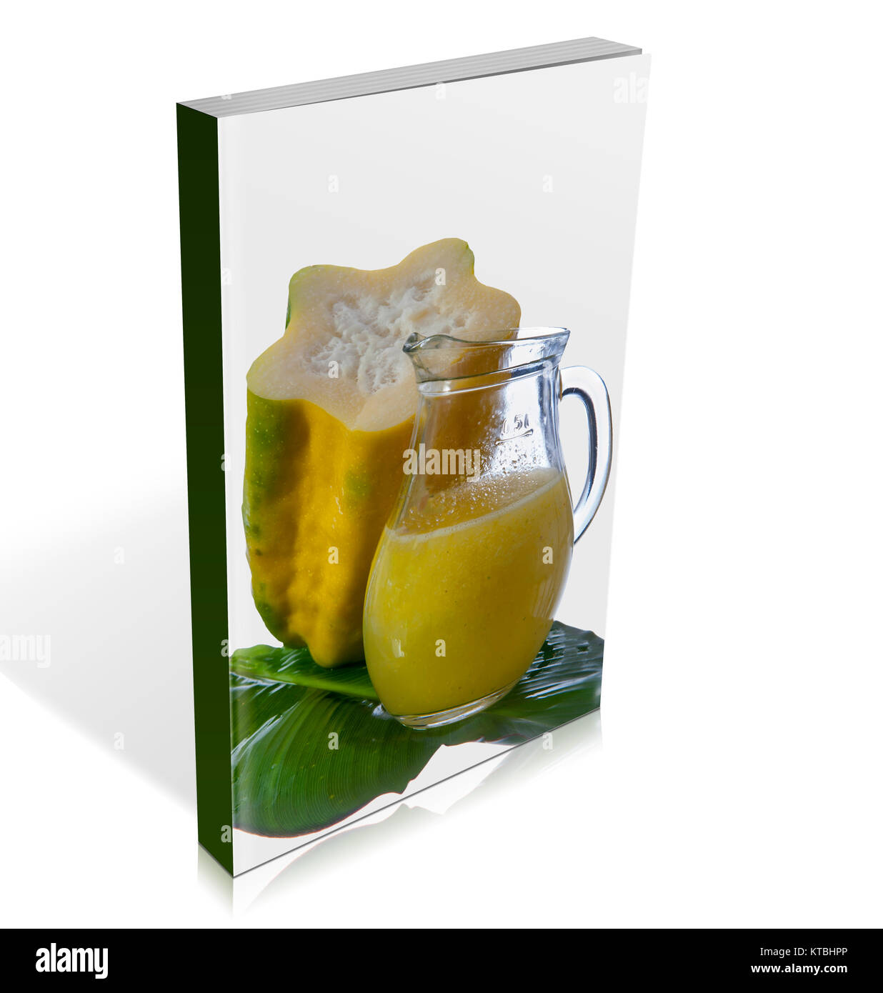 book of babaco milkshake Stock Photo - Alamy