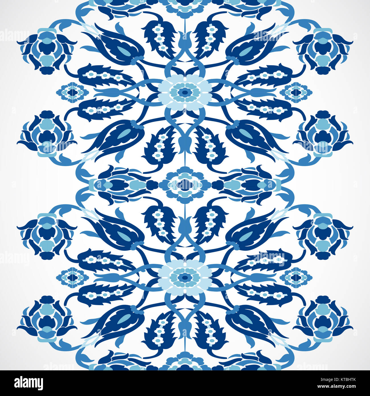 Arabesque vintage seamless border elegant floral decoration prin Stock ...