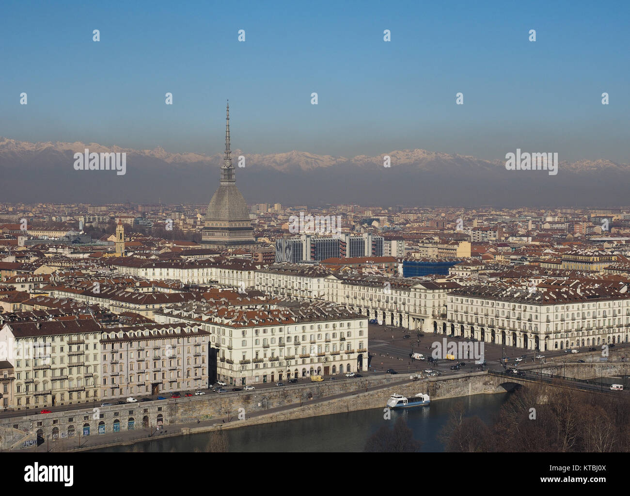 Aerial view of Turin Stock Photo - Alamy