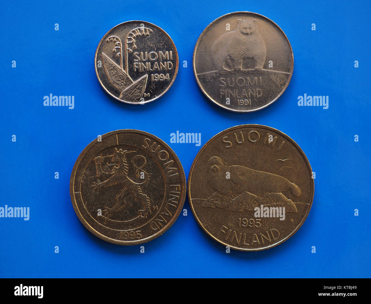Finnish euro coins hi-res stock photography and images - Alamy