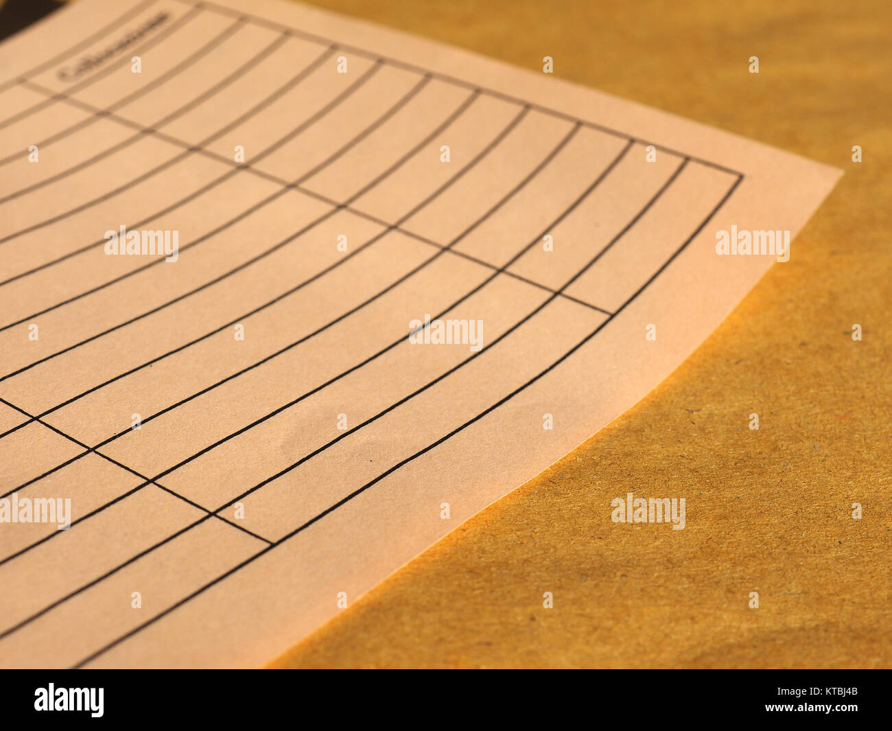 blank paper form Stock Photo - Alamy