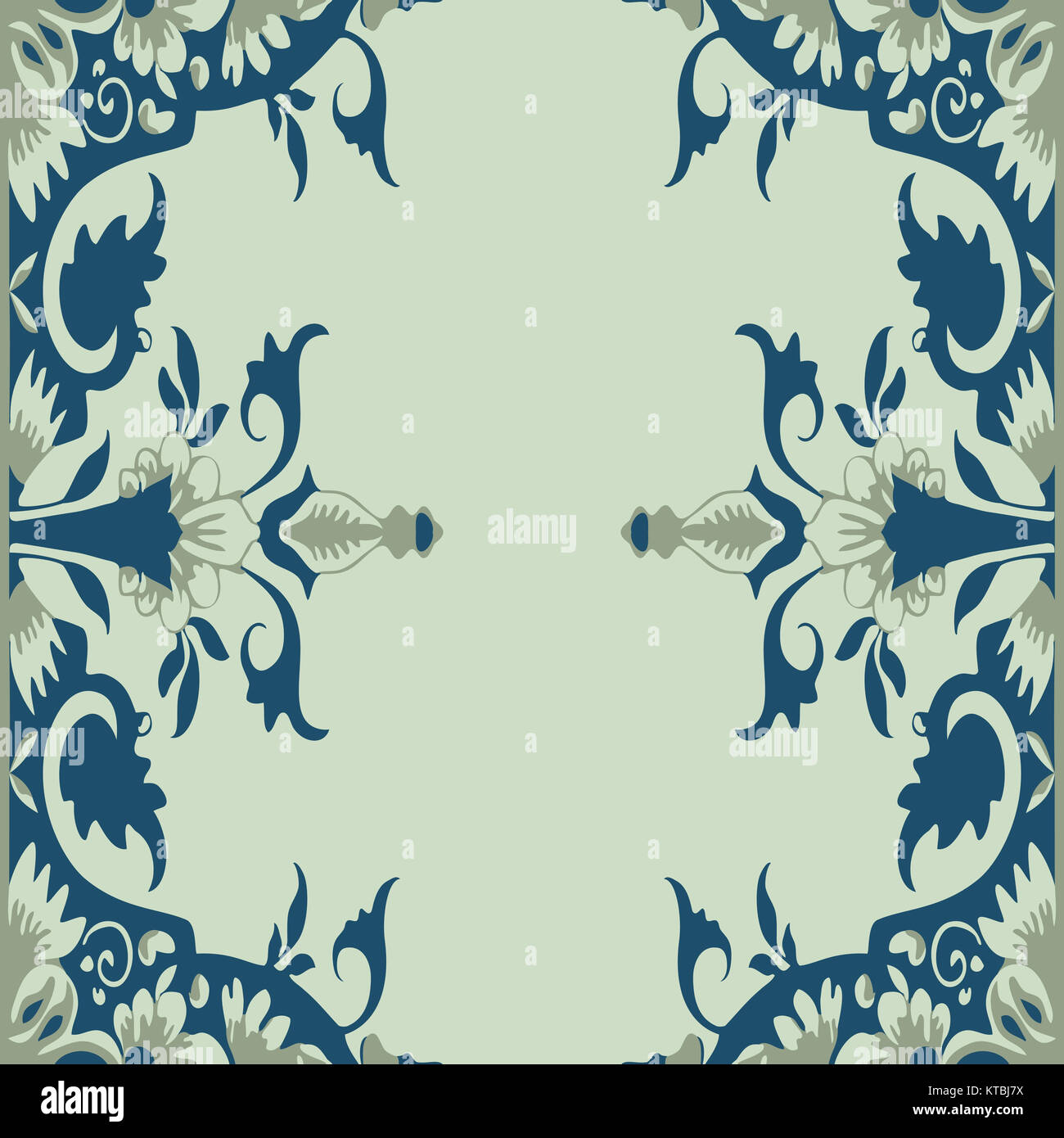 Vector Ornamental Floral Frame Stock Photo - Alamy