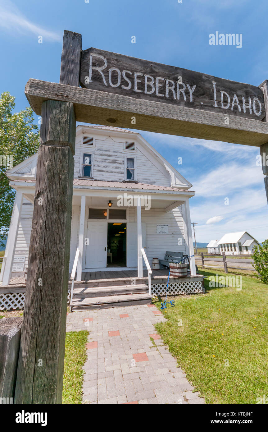 Roseberry, Idaho USA small historic town Stock Photo - Alamy