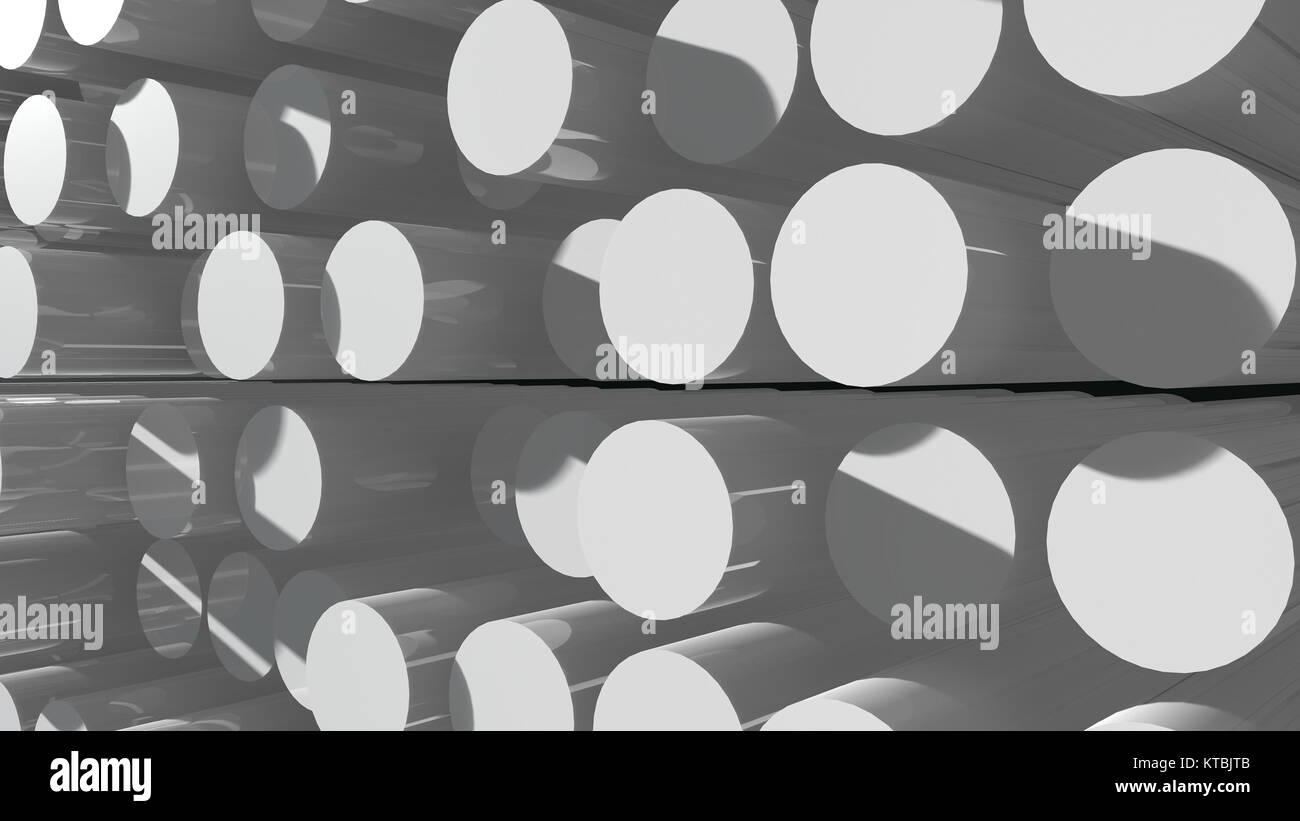 Abstract 3d cylinders hi-res stock photography and images - Alamy