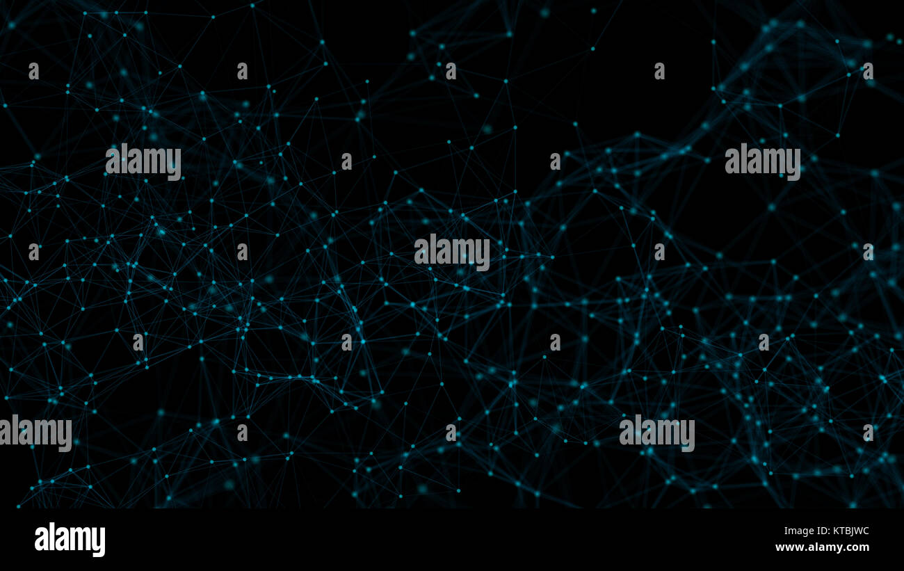 Abstract connected dots Stock Photo - Alamy