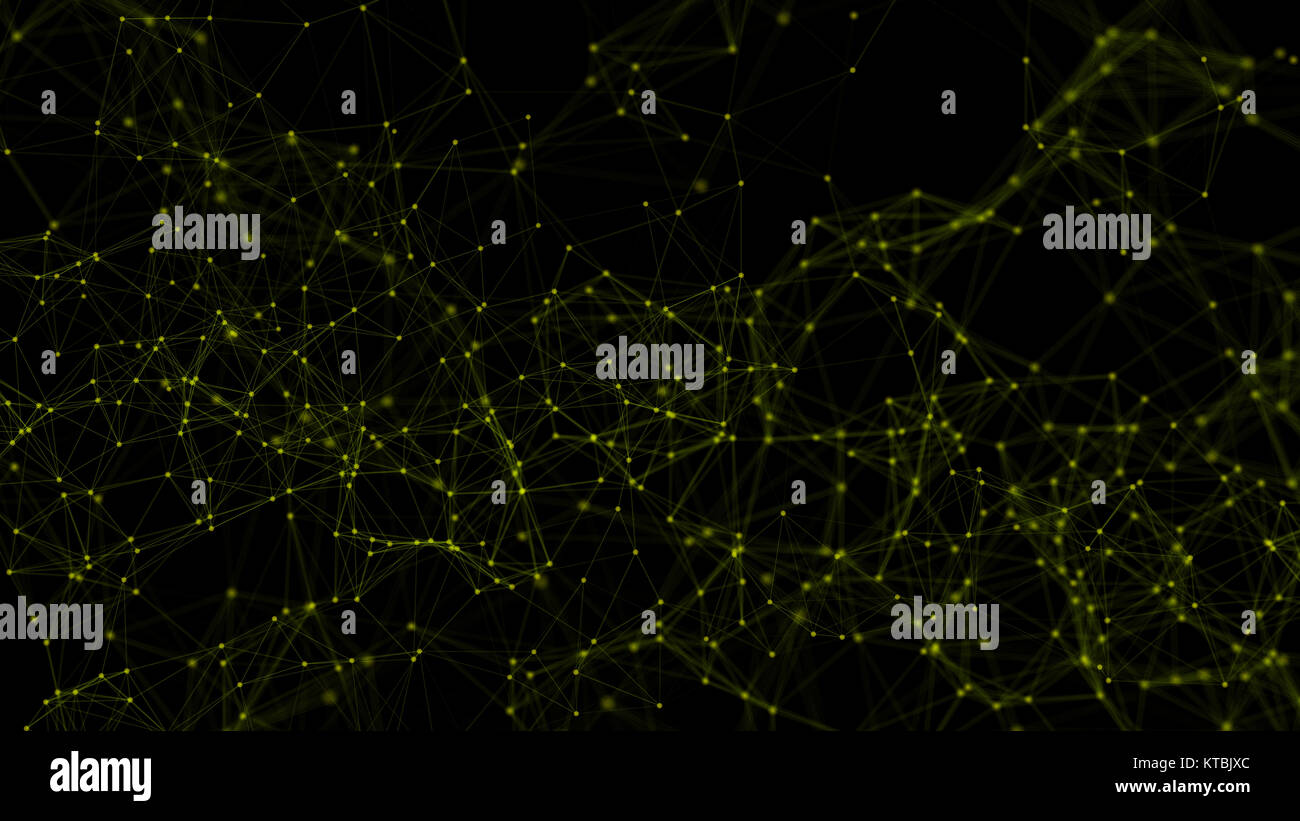 Abstract connected dots Stock Photo - Alamy
