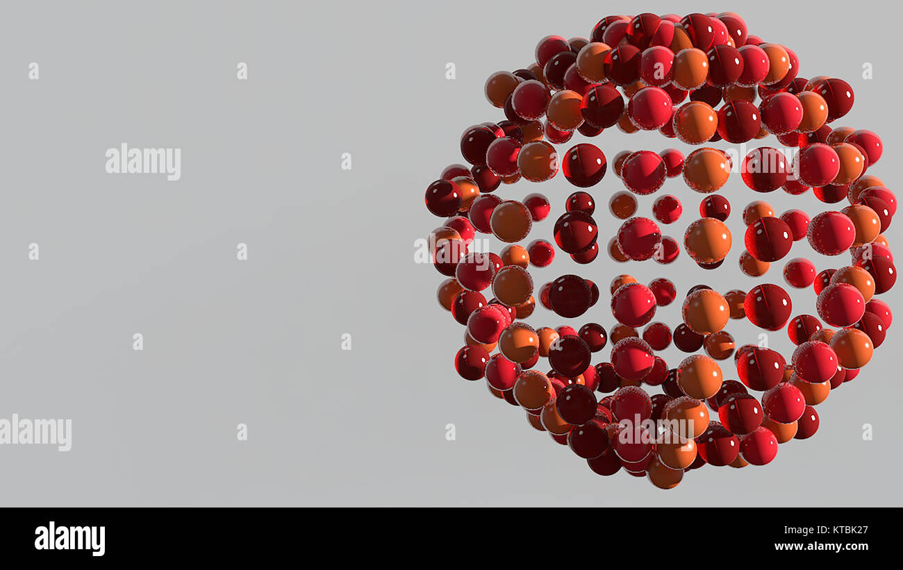 Abstract realistic spheres Stock Photo - Alamy